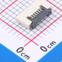 China FPC Easy On Right Angle Double Contact Type 1 SMT Connector JUSHUO AFC30 S06FCC 00 with 0.5mm Pitch for sale