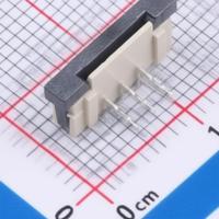 China Durable Double Row FPC Connector Right Angle Plug with Pull Tab Locking JUSHUO AFA22 S06WCC 00 Series for sale