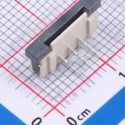 China Durable Double Row FPC Connector Right Angle Plug with Pull Tab Locking JUSHUO AFA22 S06WCC 00 Series for sale