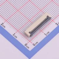 China JUSHUO AFD01 S28FCA 00 FPC Connector Bottom Entry Flip Cover 0.5mm Pitch 2.0mm Height D Type Connector for sale