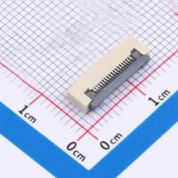 China Electrical Flip Type Connector JUSHUO AFD01 S16FCC 00 with 0.5mm Pitch and Type D Large Solder Tab Design for sale