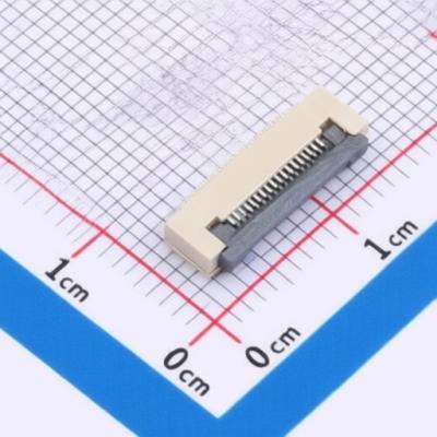 China Electrical Flip Type Connector JUSHUO AFD01 S16FCC 00 with 0.5mm Pitch and Type D Large Solder Tab Design for sale