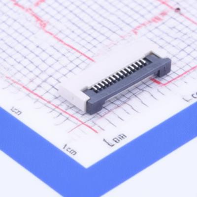 China 0.5mm Pitch FPC FFC Connector Featuring Series Locking Mechanism JUSHUO AFC01-S14FCA-00 for Flexible Circuits for sale