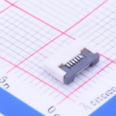 China Durable 0.5mm Pitch FPC FFC Connector Featuring Series Locking JUSHUO AFC01-S06FCA-00 for Performance for sale