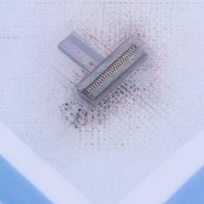 China Halogen Free FPC Connector JUSHUO AFH26-S35FIA-1H Right Angle SMT Type 0.3mm Pitch Flip Up Actuator for sale