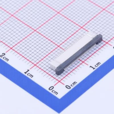 China FPC Connector ZIF Right Angle Upper Type3 SMT 05mm Pitch 20mm Height Component JUSHUO AFC07 S26ECA 00 for sale