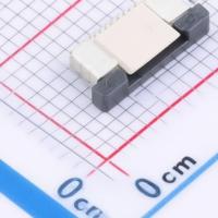 China Flexible Flat Cable Connector JUSHUO AFC07-S08ECA-00 0.5mm Pitch Locking Mechanism FPC FFC Connector for sale