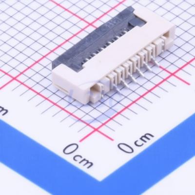 China Flip Top Lower Connect FPC FFC Connector JUSHUO AFA01-S06FCC-00 1.0mm Pitch Tube Packaging for sale