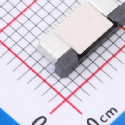 China FPC ZIF R A Upper Type3 Connector 05mm Pitch 20mm Height for SMT Applications JUSHUO AFC07 S09ECA 00 for sale