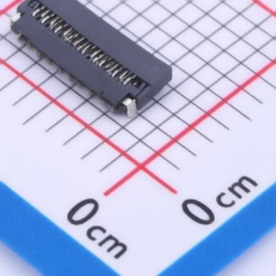 China Right Angle SMT FPC Connector with Tape and Reel Packaging JUSHUO AFH26-S21FIA-1H 03mm Pitch Design for sale