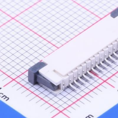 China 1.0mm Pitch FPC ZIF RA Upper Type K1 SMT Connector JUSHUO AFA07 S14ECC 00 Suitable for SMT Assembly for sale