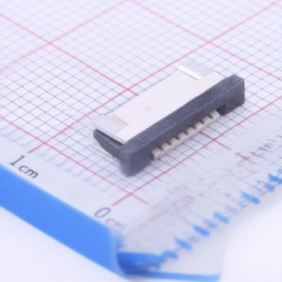 China 2.5mm Pitch FPC ZIF Right Angle Lower Type SMT Connector JUSHUO AFA07-S07FCC-00 Electronic Connector for sale