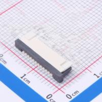 China SMT Mounting FPC ZIF Right Angle Lower Type Connector Model JUSHUO AFA07-S11FCA-00 with 2.5mm Pitch for sale