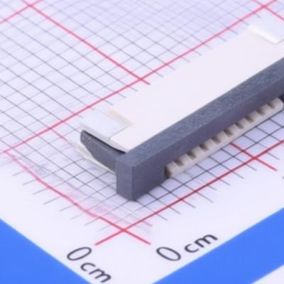 China Electronic Connector 2.5mm Pitch FPC ZIF Right Angle Lower Type SMT Connector JUSHUO AFA07-S09FCC-00 for sale