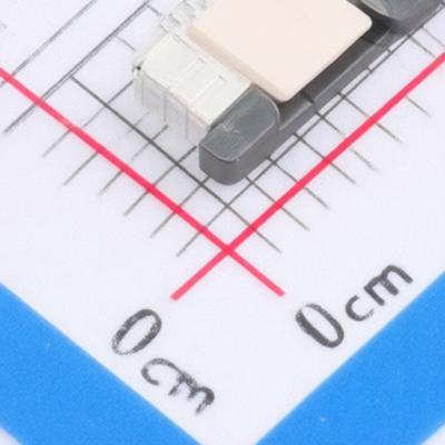 China Flexible Printed Circuit Connector JUSHUO AFC07-S07ECC-00 FPC ZIF Right Angle SMT 0.5mm Pitch 2.0mm Height for sale