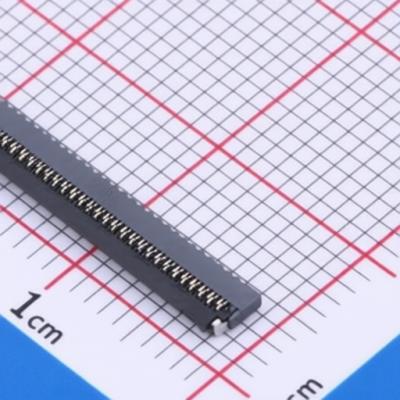 China FPC FFC Connector Right Angle SMT Lower Contact Easy On Type JUSHUO AFH26 S61FIA 1H with Flip Cover for sale