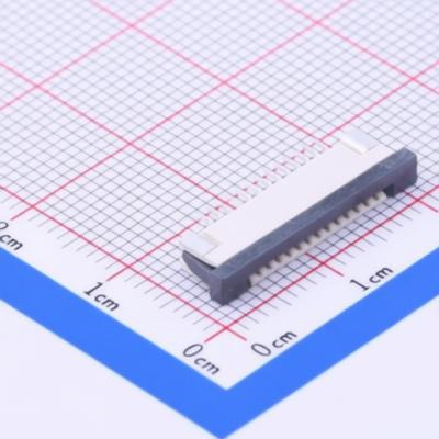 China Electronic Connector FPC ZIF RA Upper Type K1 SMT Pitch 1.0mm Model JUSHUO AFA07-S13ECC-00 for SMT for sale