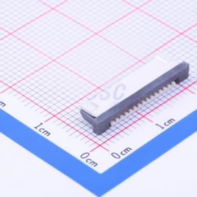 China JUSHUO AFA07 S14FCA 00 2.5mm pitch SMT FPC ZIF R A Lower Type Connector designed for circuit connections for sale