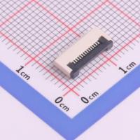 China Compact Flip Top Bottom Entry FPC Connector 05mm Pitch JUSHUO AFC01 S14FCC 00 for Electronic Devices for sale