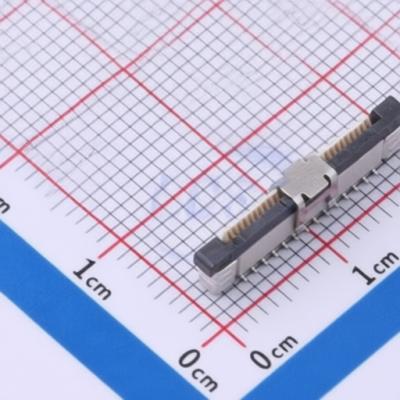 China Normal Type 3 SMT Connector for FPC ZIF Connection 05mm Pitch Height 44mm 495mm JUSHUO AFC11-S28ICA-00 for sale