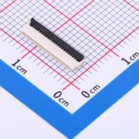 China Flexible Printed Circuit FPC Connector 0.5mm Pitch Right Angle ZIF SMT JUSHUO AFH34-S22FIA-1H Connector for sale
