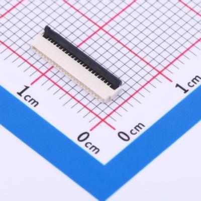China Flexible Printed Circuit FPC Connector 0.5mm Pitch Right Angle ZIF SMT JUSHUO AFH34-S22FIA-1H Connector for sale