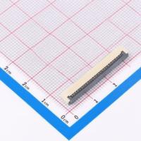 China JUSHUO AFA01 S26FCA 00 Flip Top FPC Connector Vertical 1.0mm Pitch 2.0mm Height Electronic Component for sale