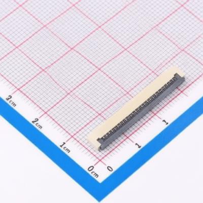 China JUSHUO AFA01 S26FCA 00 Flip Top FPC Connector Vertical 1.0mm Pitch 2.0mm Height Electronic Component for sale