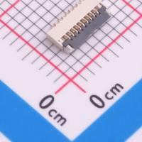 China Right Angle SMT Type FPC Connector 0.5mm Pitch JUSHUO AFH05-S09FIA-1H with Copper Alloy Leg Material for sale
