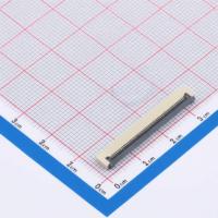 China Large Solder Tabs Flip Type FPC Connector Bottom Entry 0.5mm Pitch JUSHUO AFD01-S54FCC-00 Connector for sale