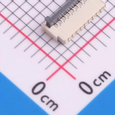 China SMT 0.3mm Pitch FPC FFC Connector with Secure Lock and Copper Alloy Terminals JUSHUO AFH39-S17FIA-1H for sale