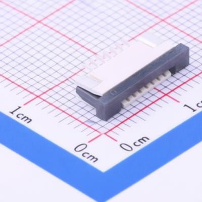 China FPC ZIF R A Upper Type K1 SMT Connector Featuring 1.0mm Pitch JUSHUO AFA07 S07ECC 00 for Electronics for sale