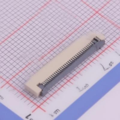 China Electronic Connector 0.5mm Pitch Flip Type with Large Solder Tab JUSHUO AFD01-S26FCA-00 Type D Design for sale