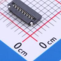 China Compact 0.3mm Pitch FPC Connector JUSHUO AFH26-S17FIA-1H Right Angle Lower Contact ZIF SMT Type for Connection for sale