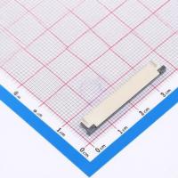 China FPC ZIF Right Angle SMT Connector Upper Type K1 2.5mm Pitch Model JUSHUO AFA07-S28ECC-00 Surface Mount for sale