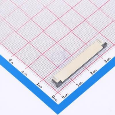 China FPC ZIF Right Angle SMT Connector Upper Type K1 2.5mm Pitch Model JUSHUO AFA07-S28ECC-00 Surface Mount for sale