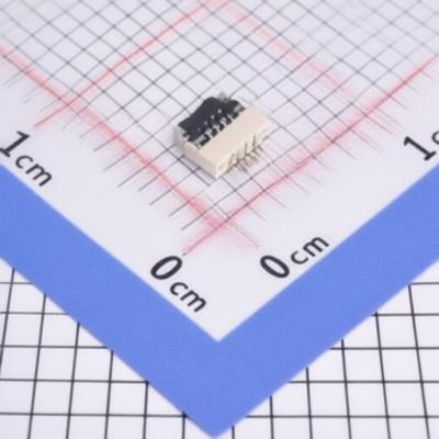 China Gold flash plated lower contact right angle connector JUSHUO AFH05-S04FIA-1H 05mm pitch FPC series for sale