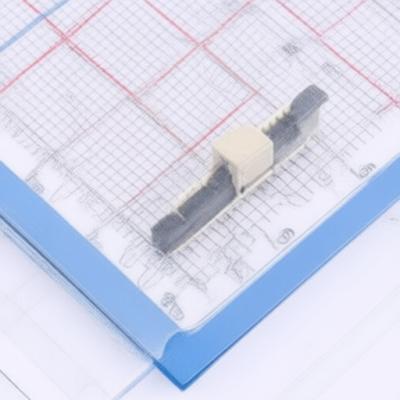 China Vertical Mount FPC Connector 1.0mm Pitch Pull Tab JUSHUO AFA11-S14GTA-00 with Au Sn Plated Terminals for sale