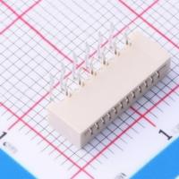 China JUSHUO AFB10 S12WCC 00 single sided horizontal right angle plug connector 1.0mm pitch phosphor bronze for sale
