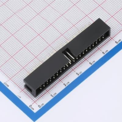 China PBT insulator connector Kinghelm KH-2.54PH180-2X20P-L8.9 with gold flash plating and 3 amps current rating for sale
