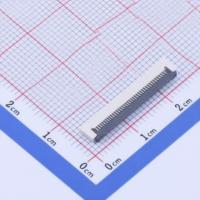 China FPC Easy On Right Angle Double Contact SMT Connector Model JUSHUO AFC30 S40FCA 00 with 0.5mm Pitch for sale
