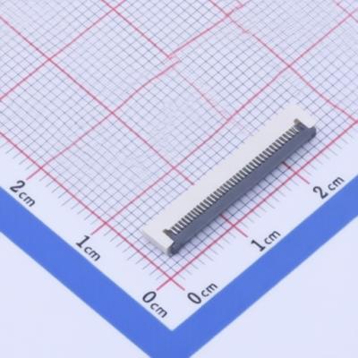 China FPC Easy On Right Angle Double Contact SMT Connector Model JUSHUO AFC30 S40FCA 00 with 0.5mm Pitch for sale