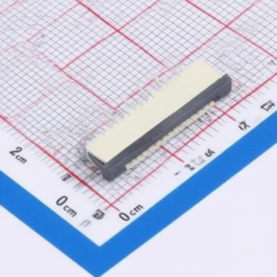 China electrical FPC connector dual row 1.0mm pitch straight insertion top pull lock JUSHUO AFA22-S14HCC-00 for sale
