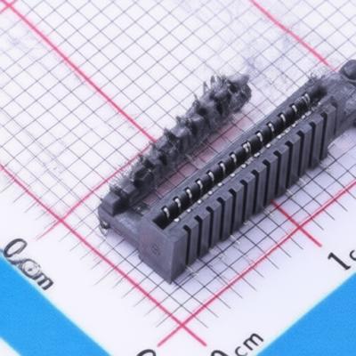 China JUSHUO AFA10 S16LCC 00 1.0mm pitch double sided connection terminal straight pin phosphor bronze LCP for sale