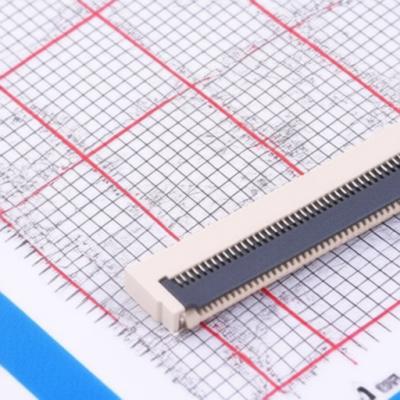 China 0.5mm Pitch FPC Connector Featuring Flip Top Design JUSHUO AFC06-S40FIA-00 for Flexible Flat Cables for sale
