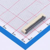 China Connector 0.5mm Pitch Flip Type Featuring Type D Large Solder Tab JUSHUO AFD01-S34FCC-00 for Circuit Boards for sale