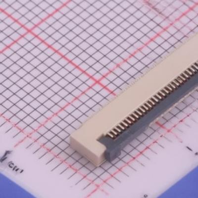 China Flip Type Connector 0.5mm Pitch H2.0 Height Featuring Type D Large Solder Tab JUSHUO AFD01-S30FCA-00 for sale