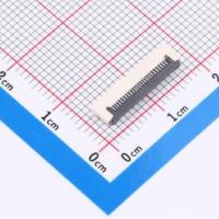 China High precision SMT FPC connector JUSHUO AFC30-S24FCC-00 with 0.5mm pitch and right angle type 1 design for sale