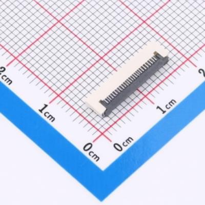 China High precision SMT FPC connector JUSHUO AFC30-S24FCC-00 with 0.5mm pitch and right angle type 1 design for sale