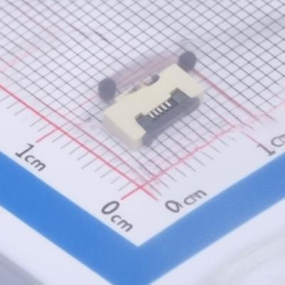 China Flip Type Connector 0.5mm Pitch H2.0 Height JUSHUO AFD01-S05FCC-00 Designed for PC Board Connections for sale